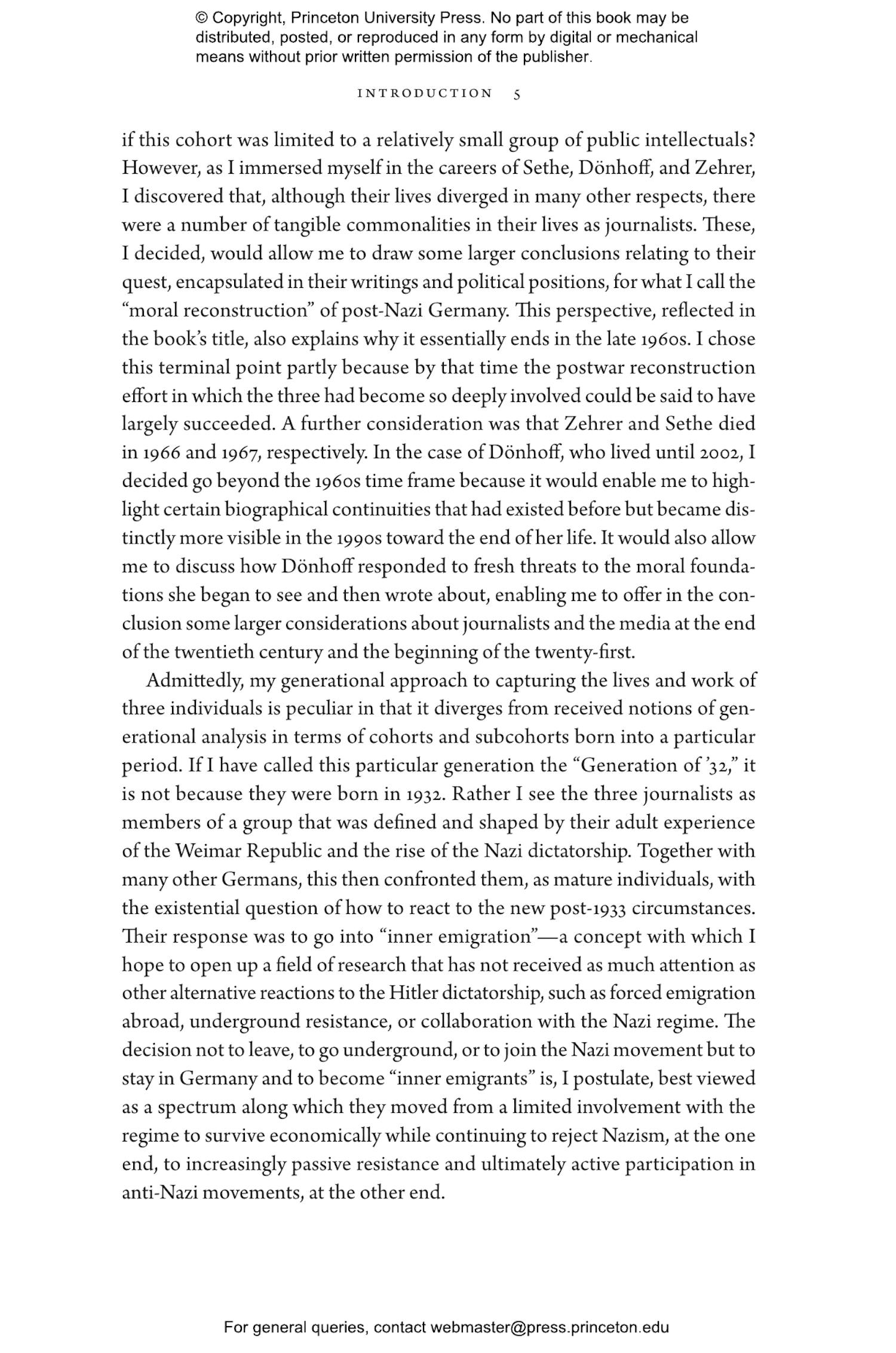 Journalists between Hitler and Adenauer | Princeton University Press