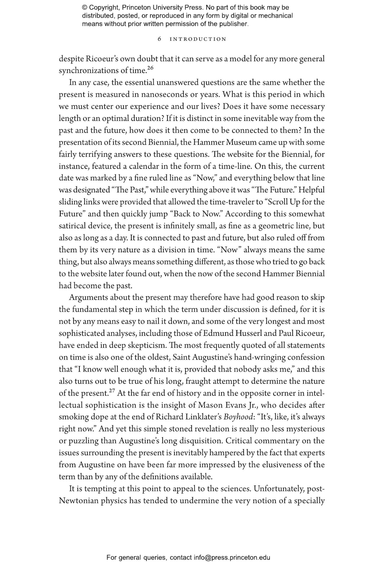 What Is the Present? | Princeton University Press