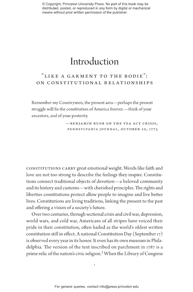 The Making and Breaking of the American Constitution | Princeton ...
