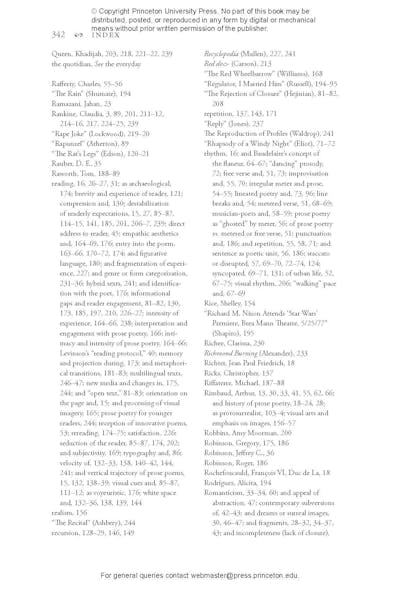 Prose Poetry | Princeton University Press