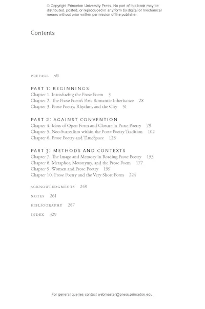 Prose Poetry | Princeton University Press