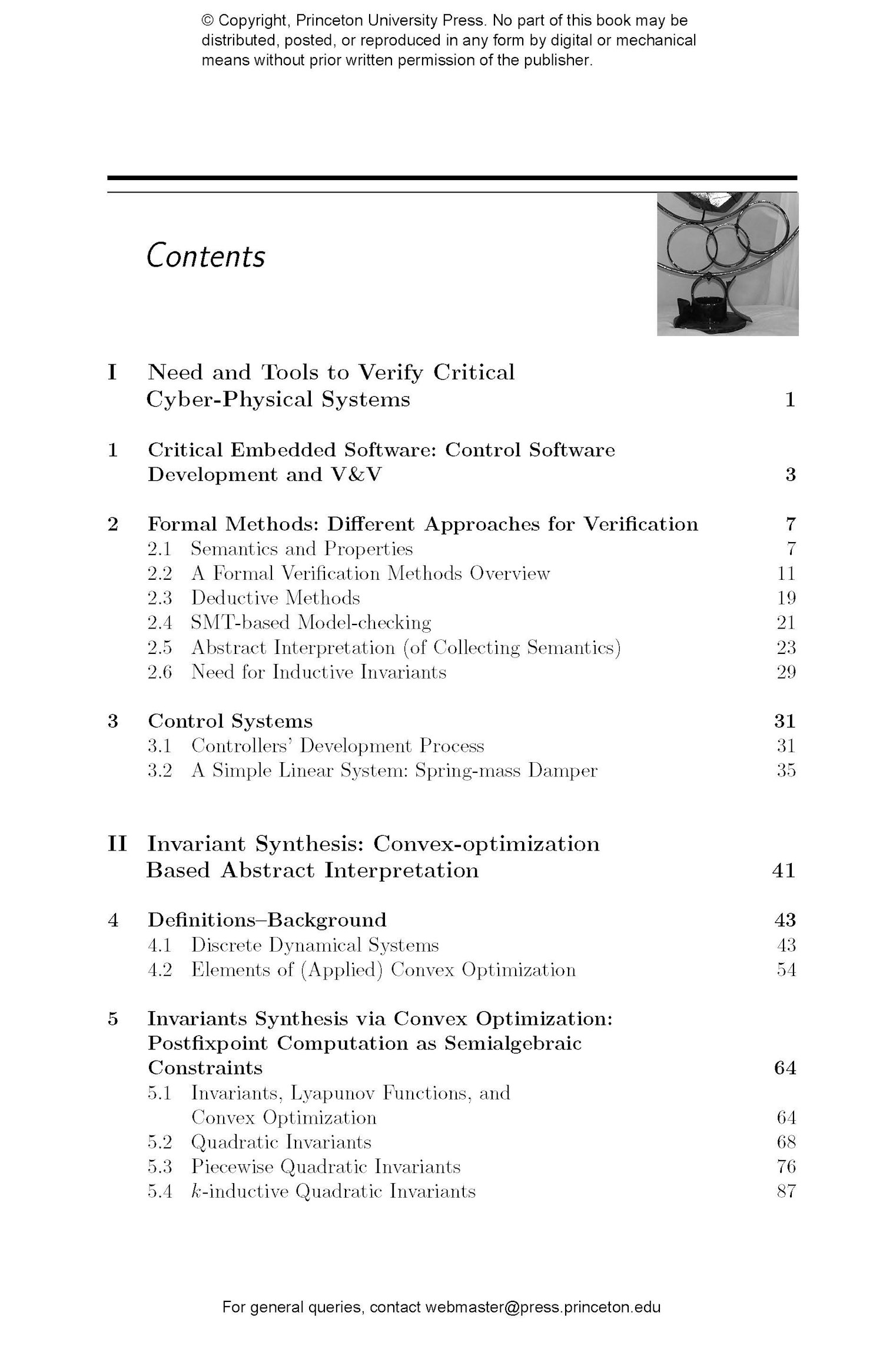 Formal Verification of Control System Software | Princeton University Press