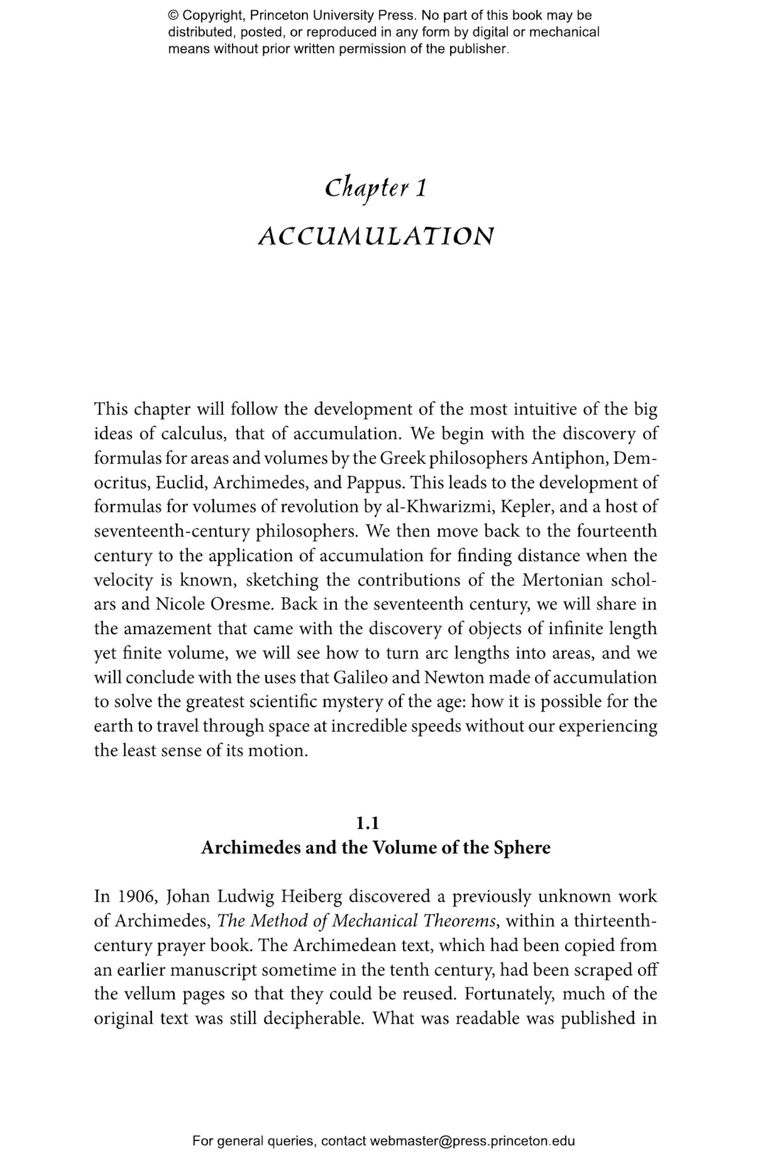 Calculus Reordered | Princeton University Press