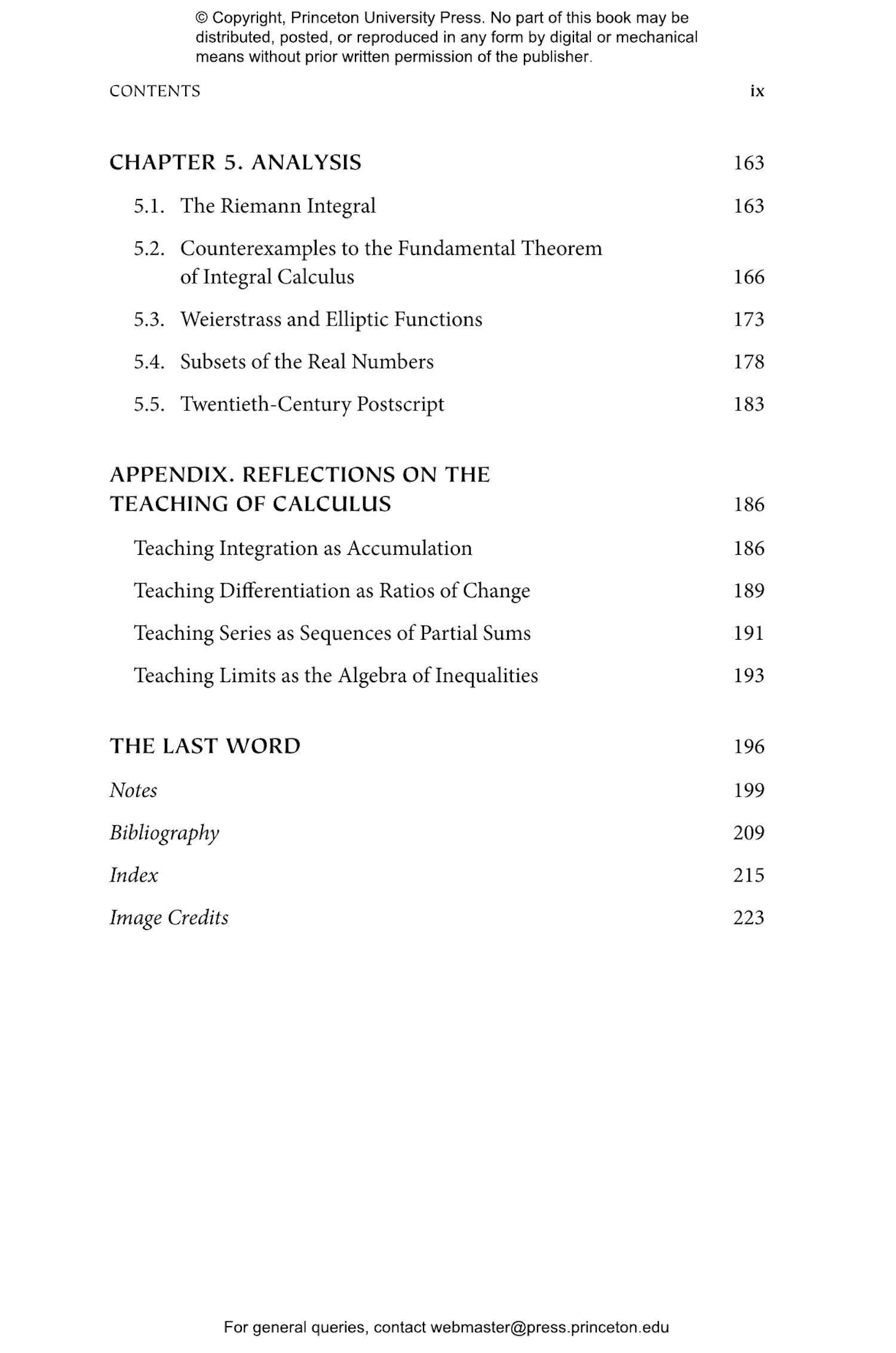 Calculus Reordered | Princeton University Press