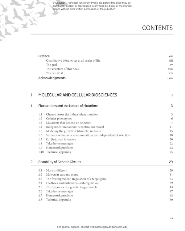 Quantitative Biosciences | Princeton University Press