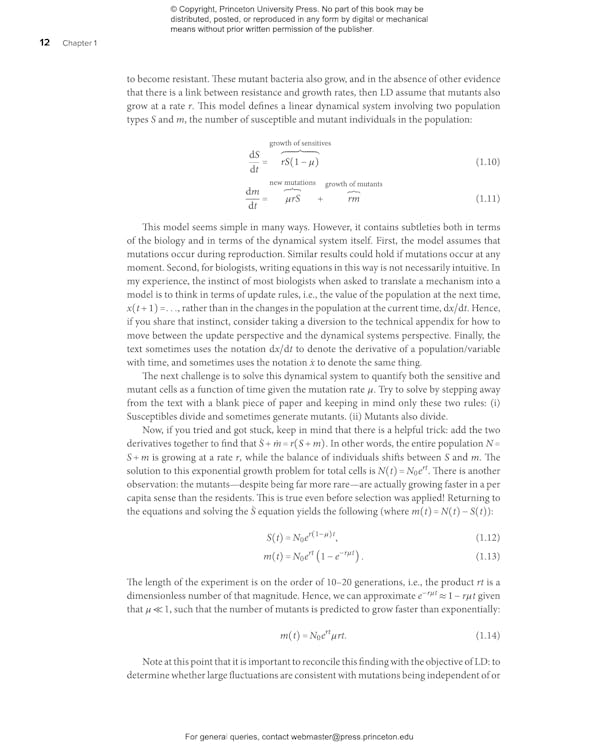Quantitative Biosciences | Princeton University Press