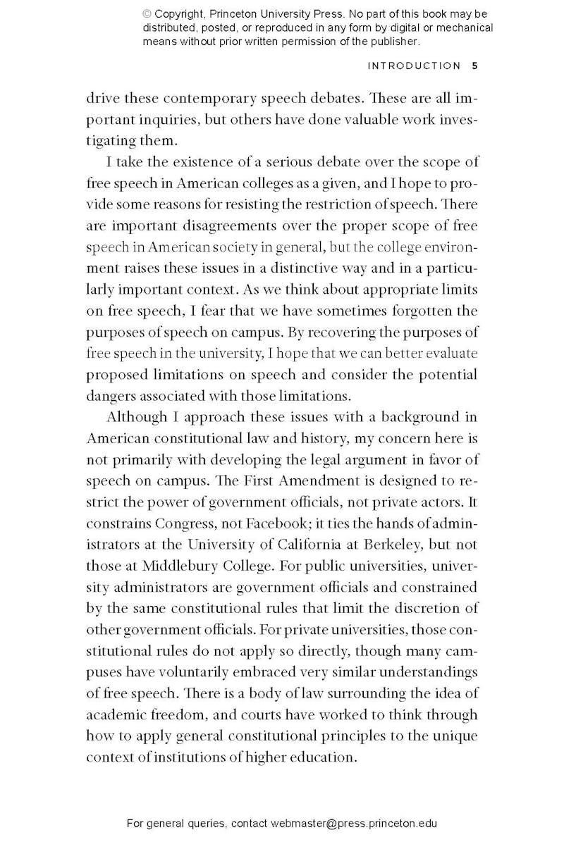 Speak Freely | Princeton University Press