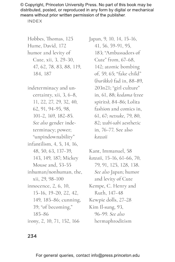 The Power of Cute | Princeton University Press