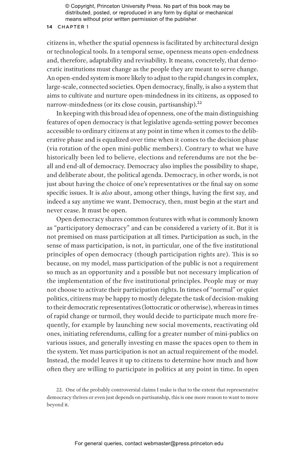 Open Democracy | Princeton University Press