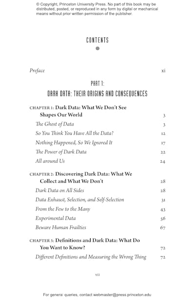 Dark Data | Princeton University Press