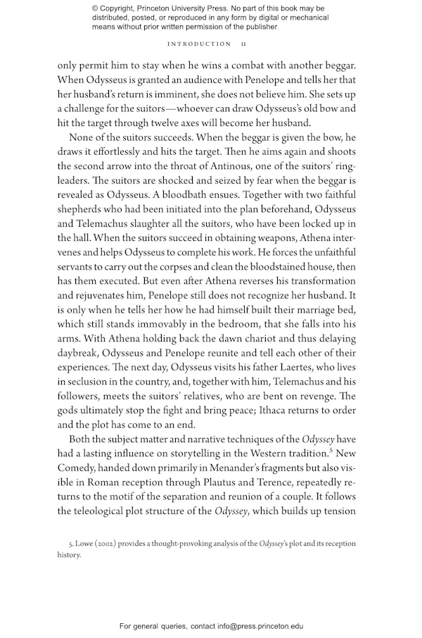 Reading the Odyssey | Princeton University Press