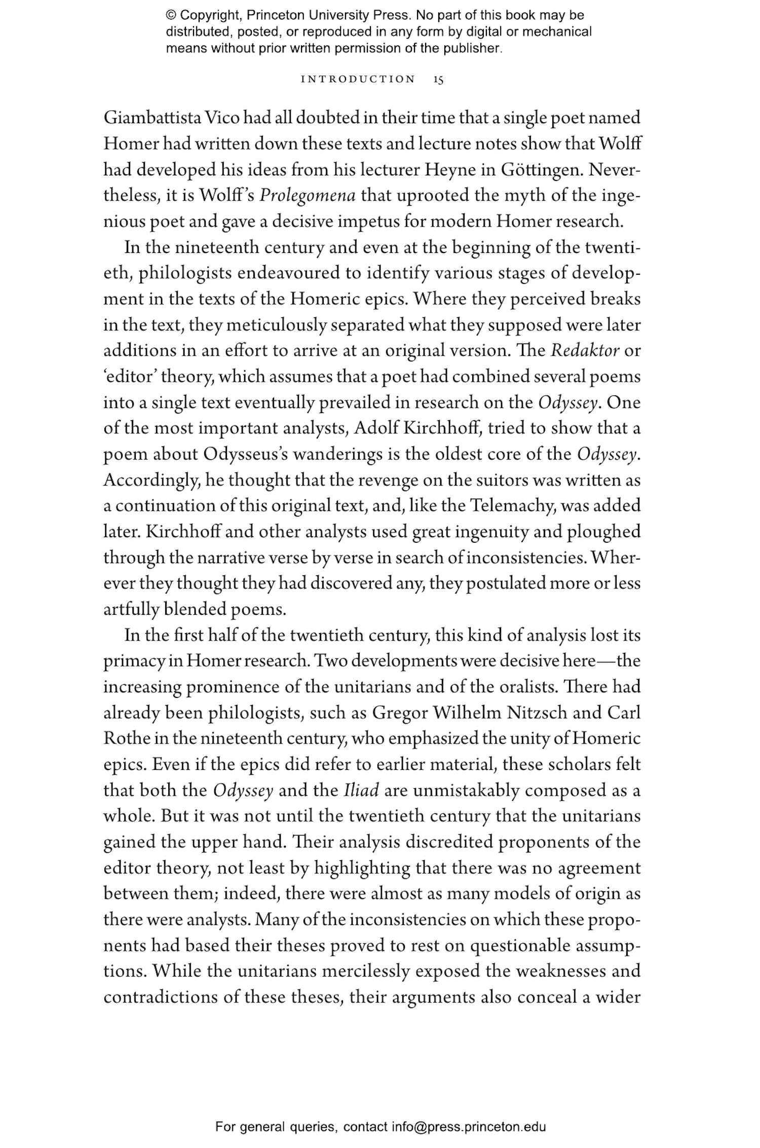 Reading the Odyssey | Princeton University Press