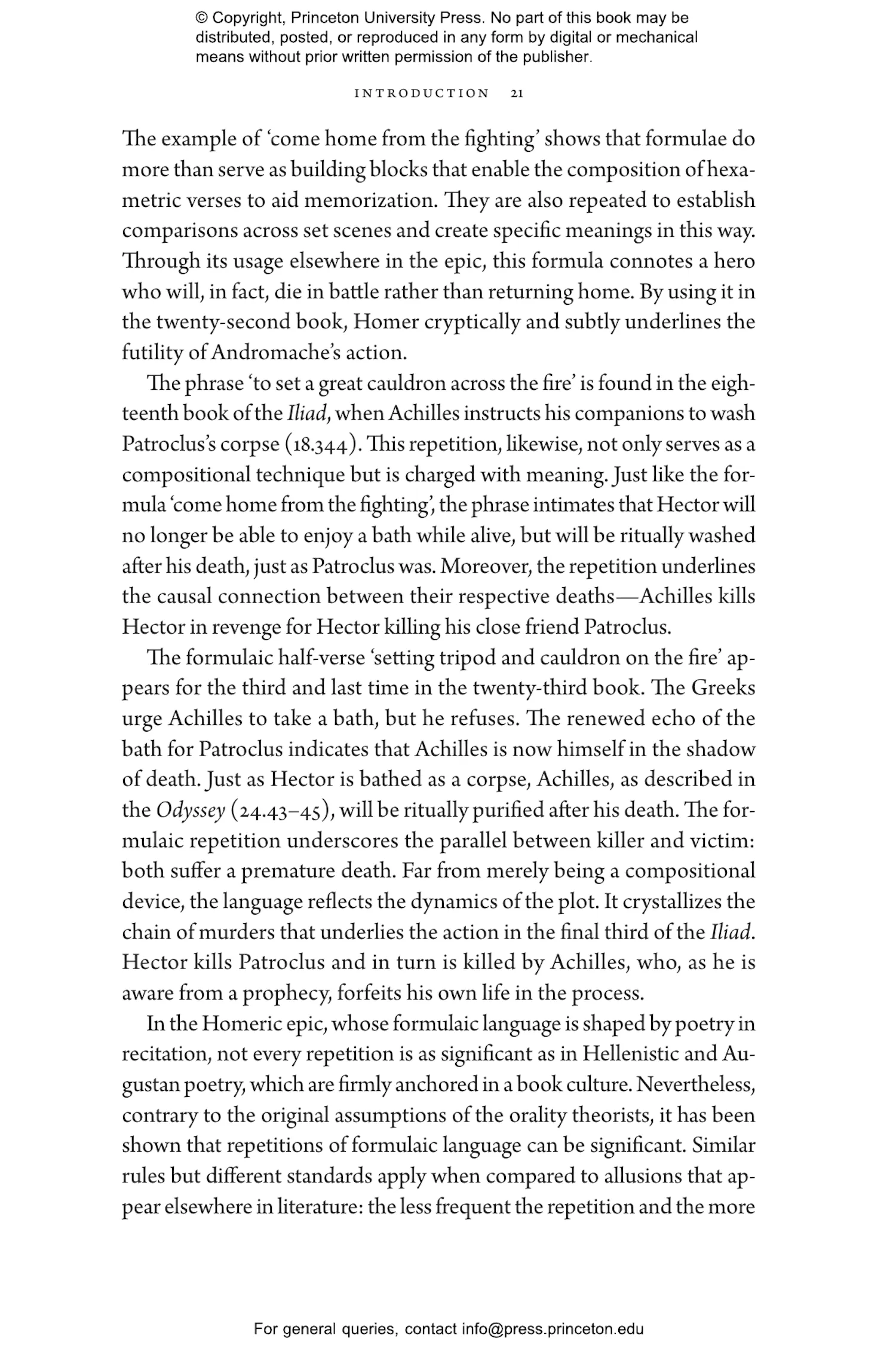 Reading the Odyssey | Princeton University Press