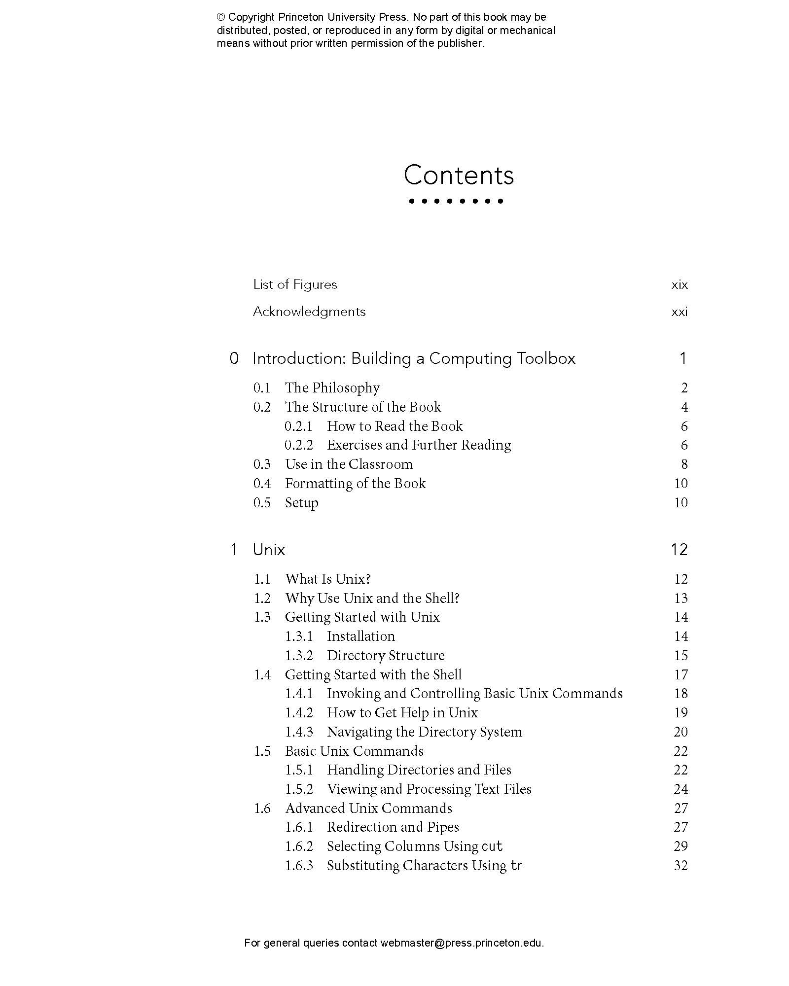 Computing Skills For Biologists Princeton University Press