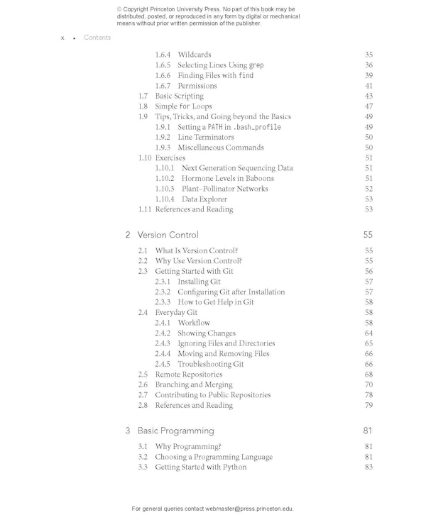 Computing Skills for Biologists | Princeton University Press