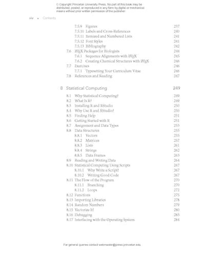 Computing Skills for Biologists | Princeton University Press