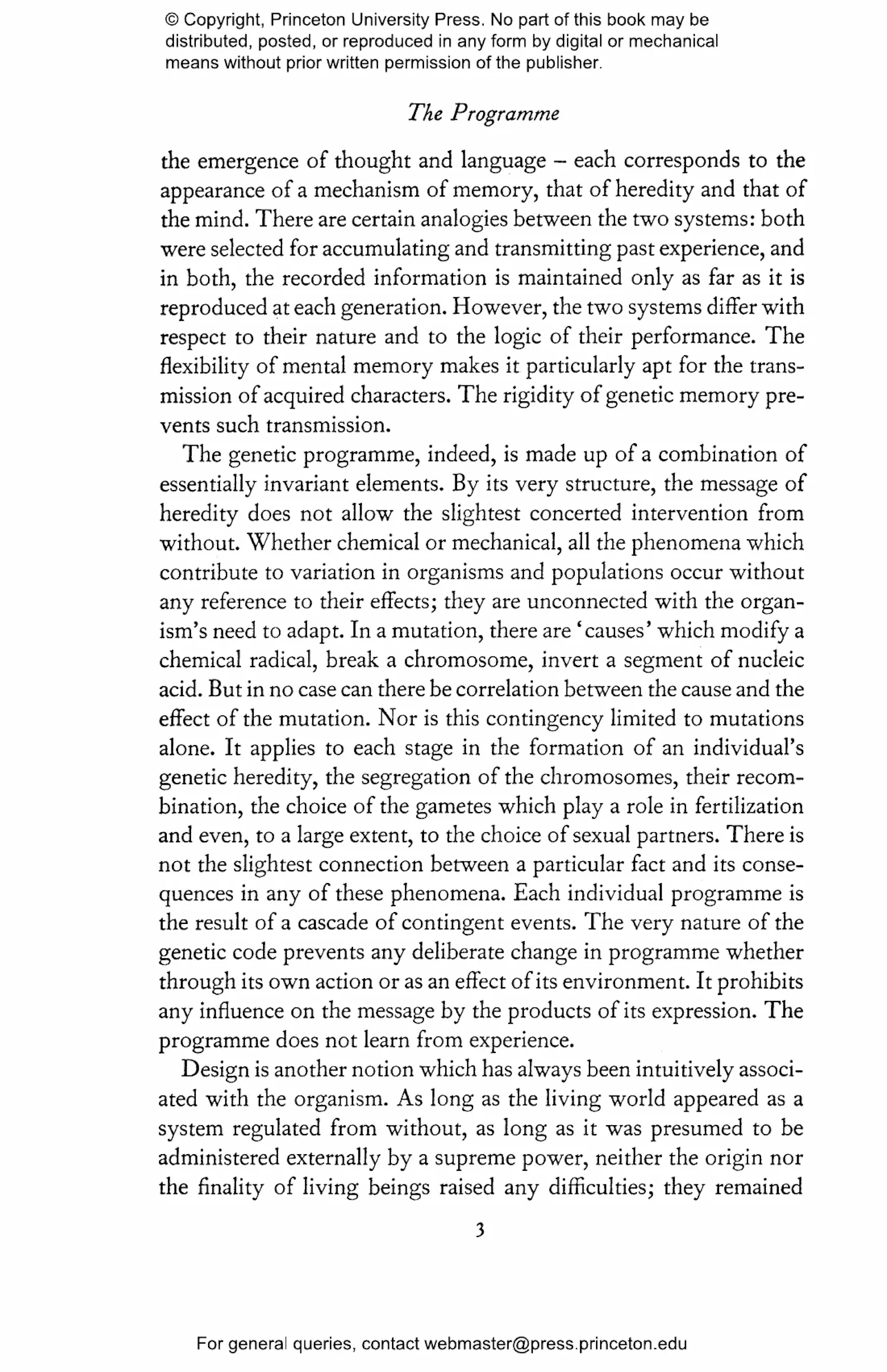 The Logic of Life | Princeton University Press
