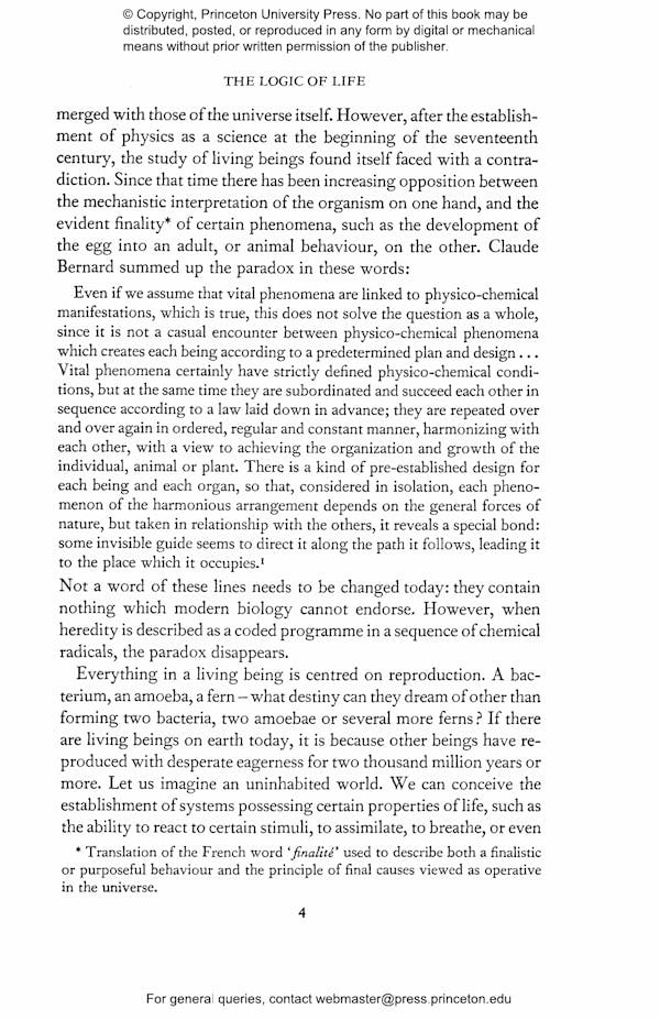 The Logic of Life | Princeton University Press