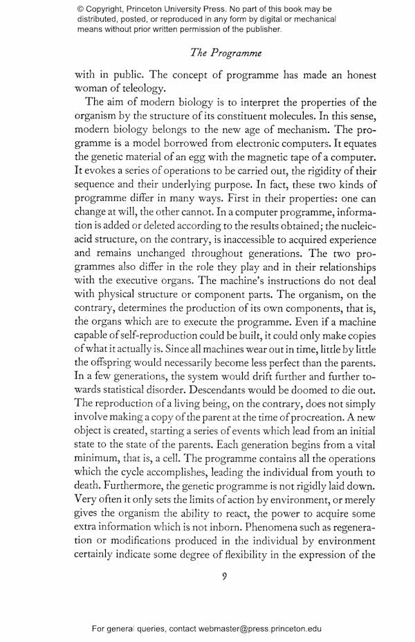 The Logic of Life | Princeton University Press