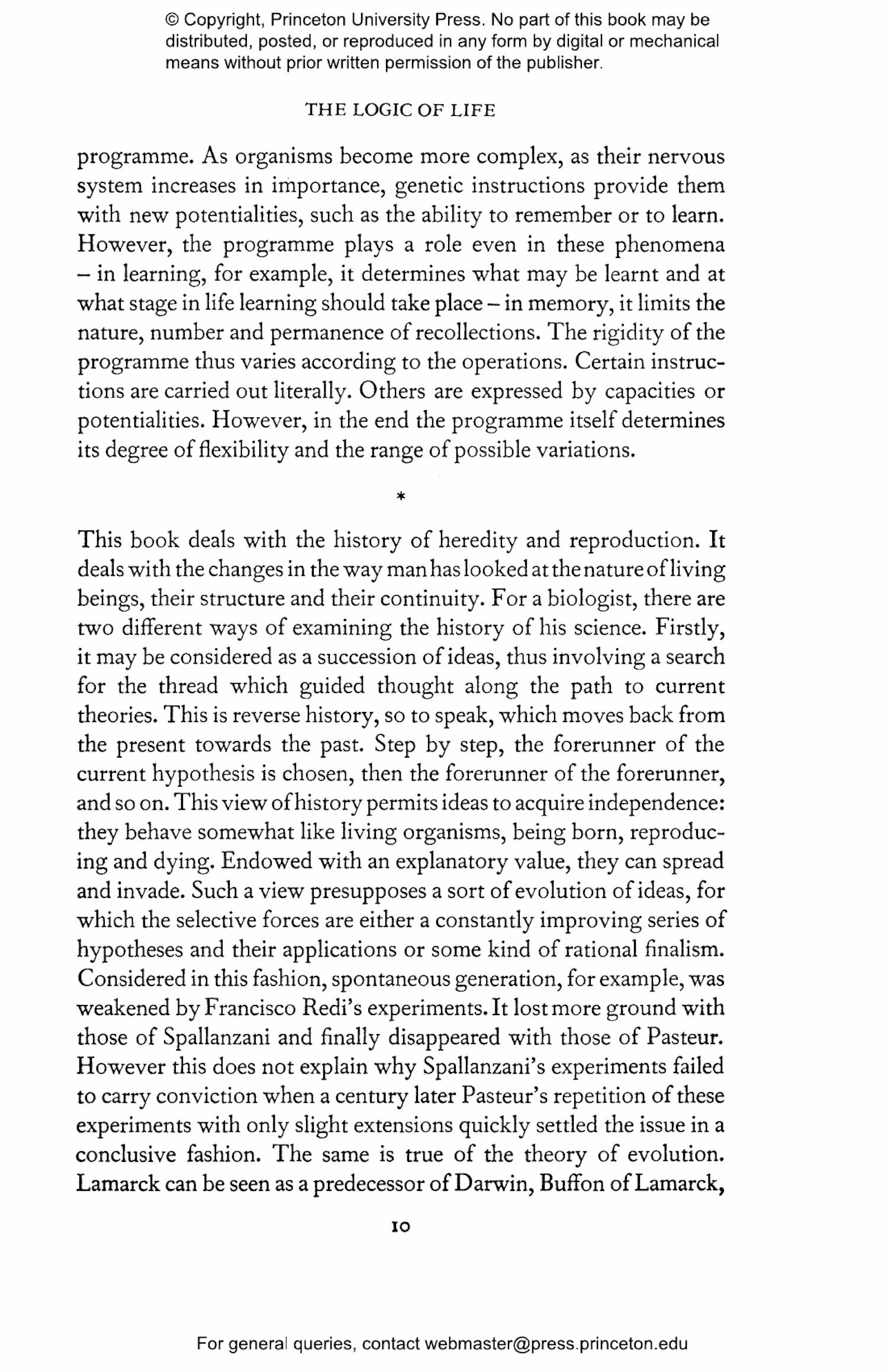 The Logic of Life | Princeton University Press