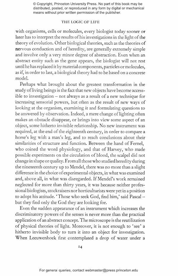 The Logic of Life | Princeton University Press