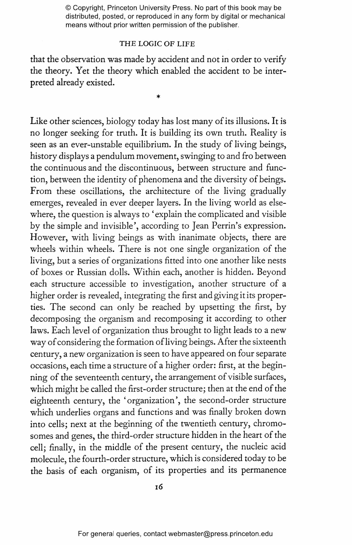 The Logic of Life | Princeton University Press