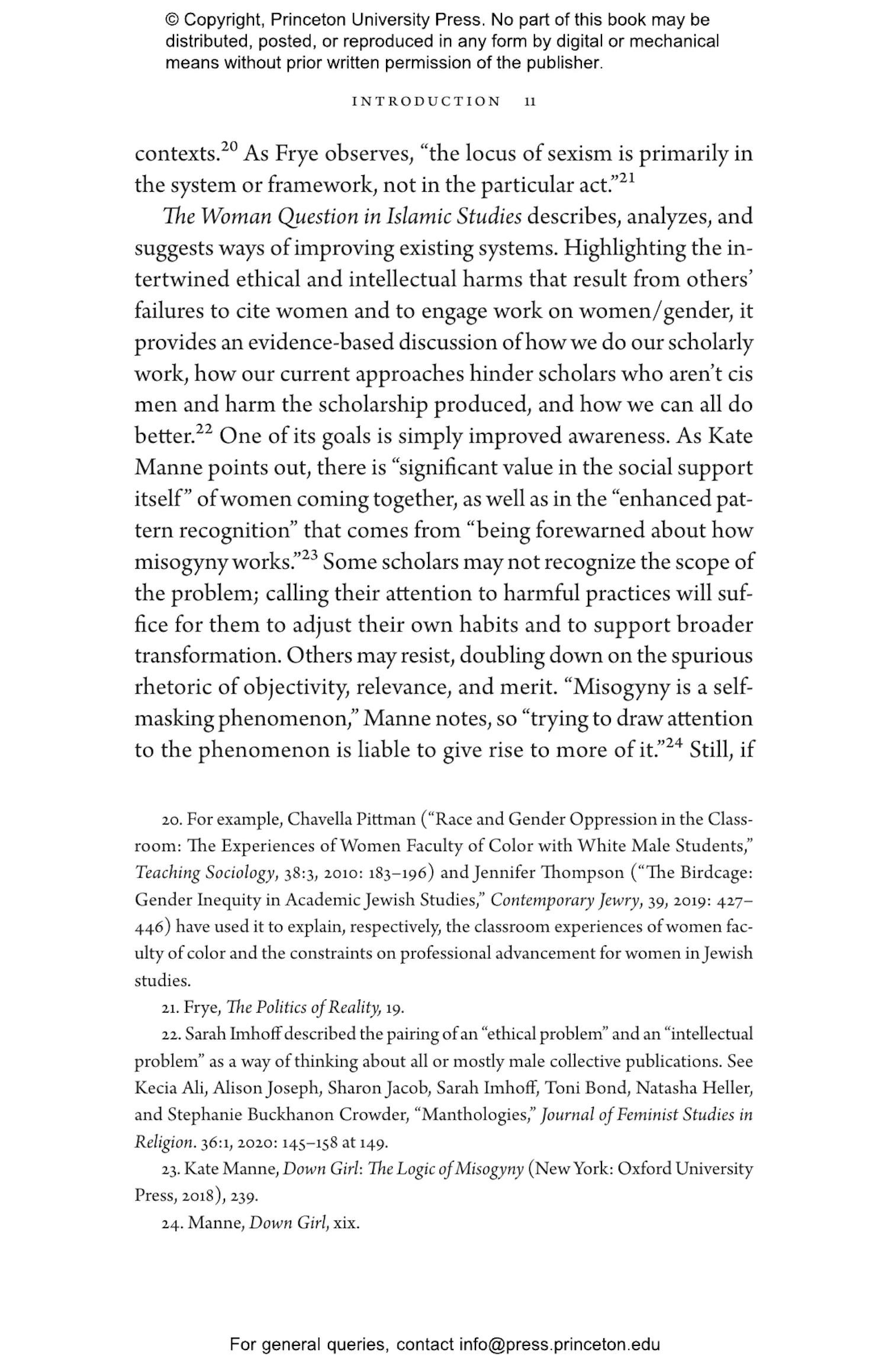 The Woman Question in Islamic Studies | Princeton University Press