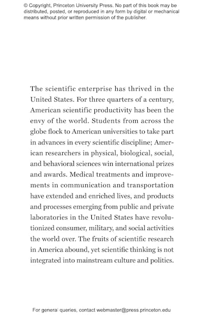 Science, the Endless Frontier | Princeton University Press