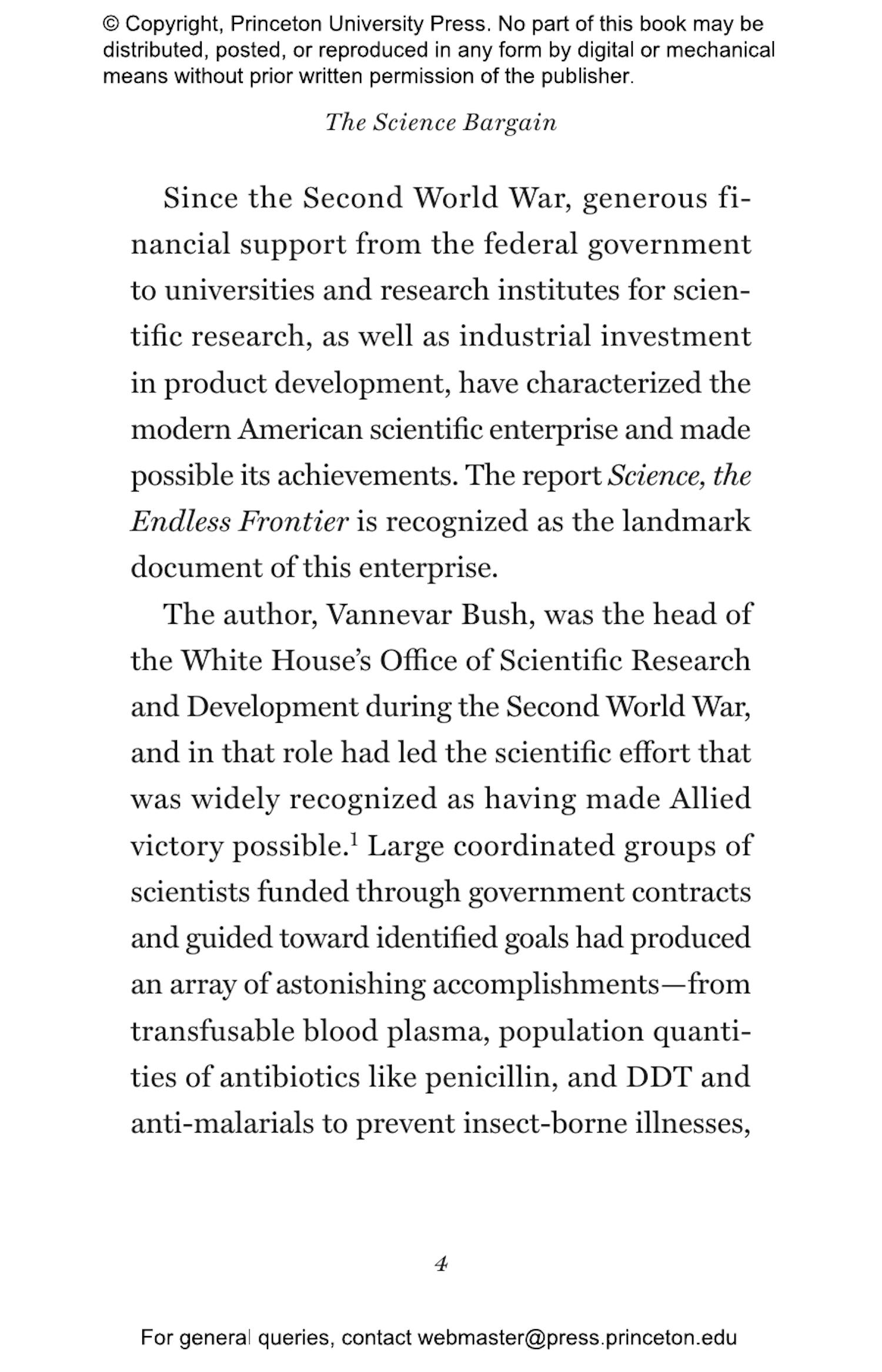 Science, the Endless Frontier | Princeton University Press
