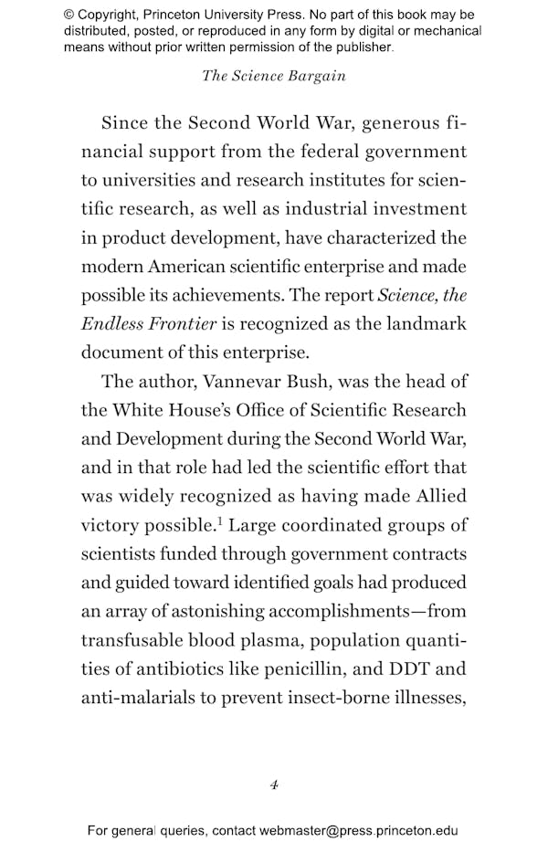 Science, the Endless Frontier | Princeton University Press
