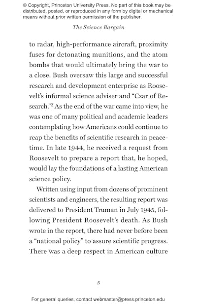 Science, the Endless Frontier | Princeton University Press