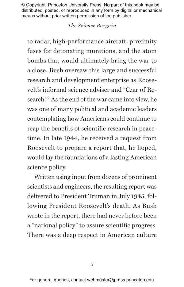 Science, the Endless Frontier | Princeton University Press