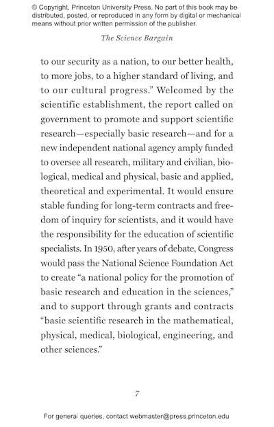 Science, the Endless Frontier | Princeton University Press