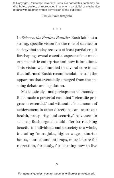 Science, the Endless Frontier | Princeton University Press