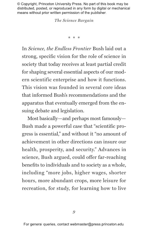 Science, the Endless Frontier | Princeton University Press