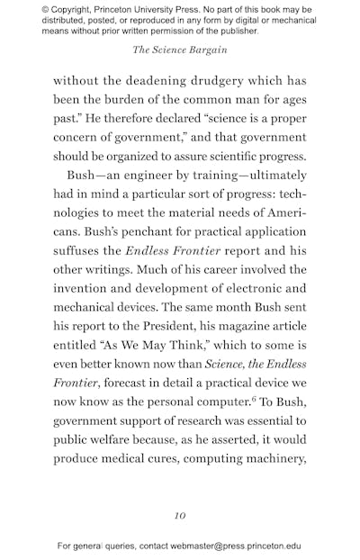 Science, the Endless Frontier | Princeton University Press