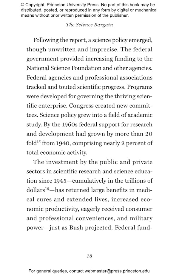 Science, the Endless Frontier | Princeton University Press