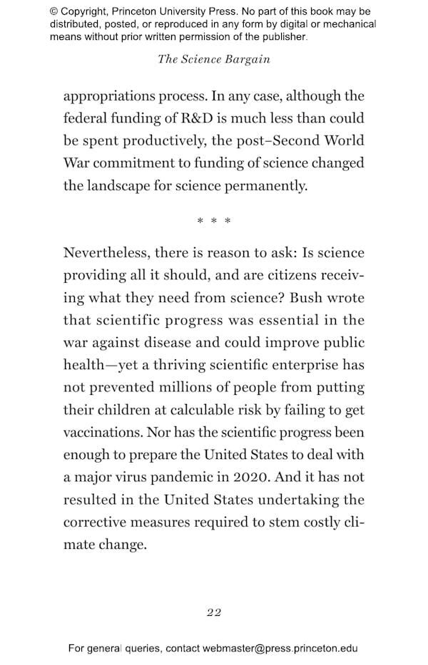 Science, the Endless Frontier | Princeton University Press