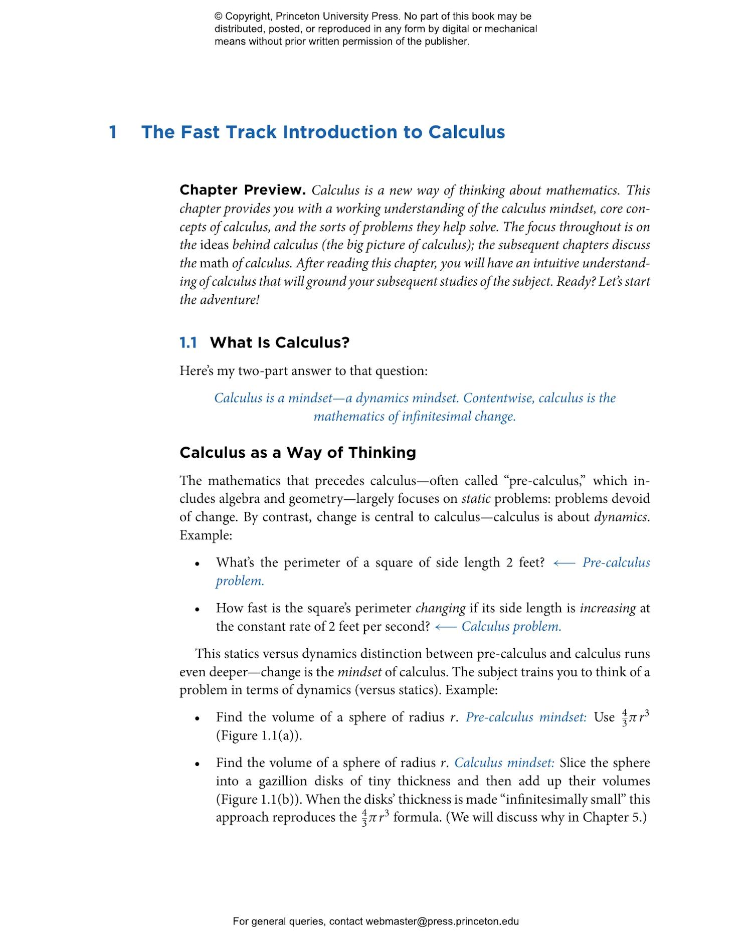 Calculus Simplified | Princeton University Press