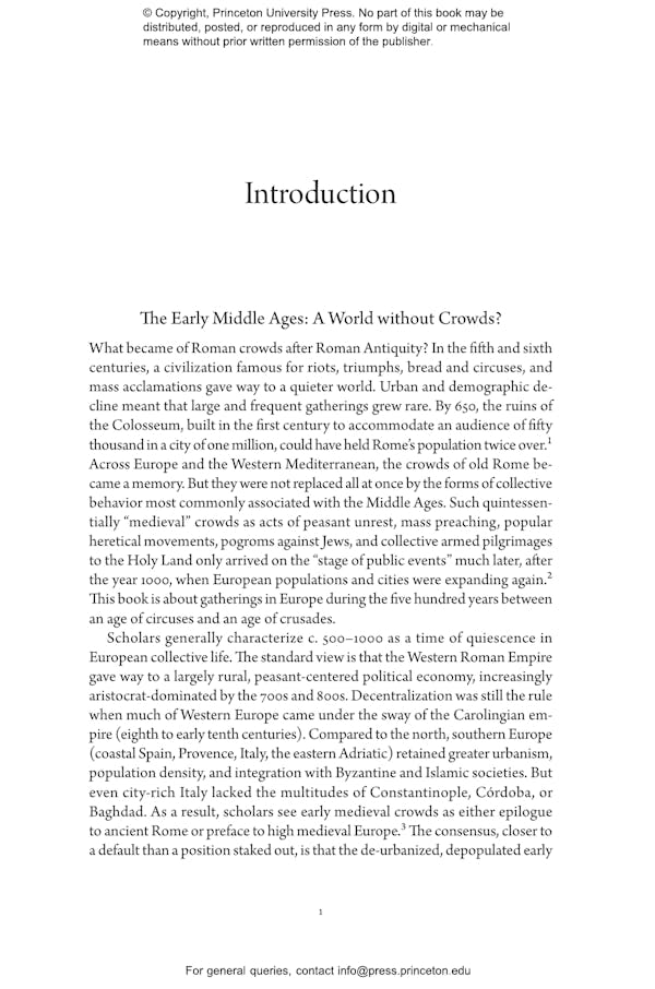 The Crowd in the Early Middle Ages | Princeton University Press