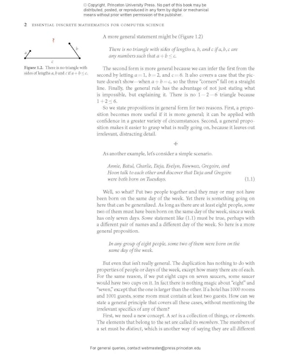 Essential Discrete Mathematics for Computer Science | Princeton ...