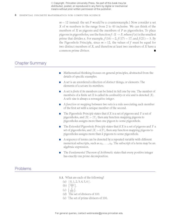 Essential Discrete Mathematics for Computer Science | Princeton ...