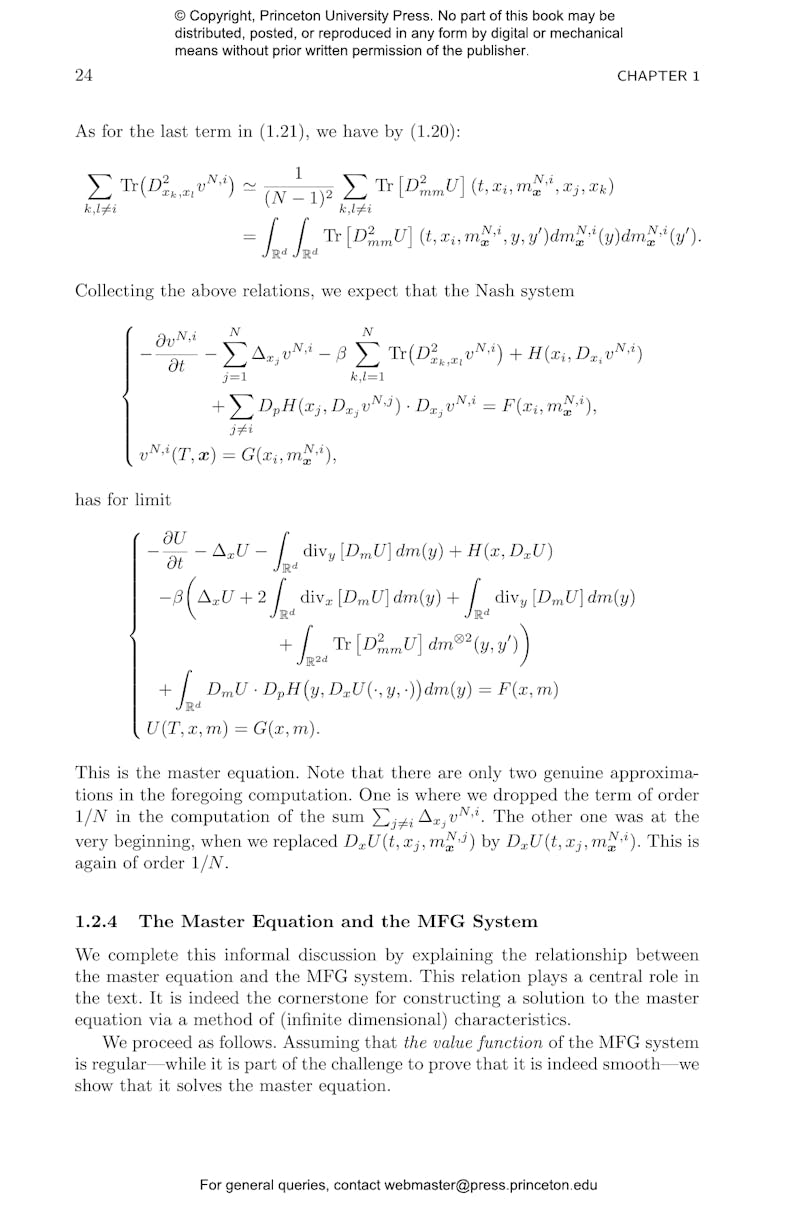 The Master Equation and the Convergence Problem in Mean Field Games ...