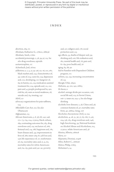 Deaths of Despair and the Future of Capitalism | Princeton University Press