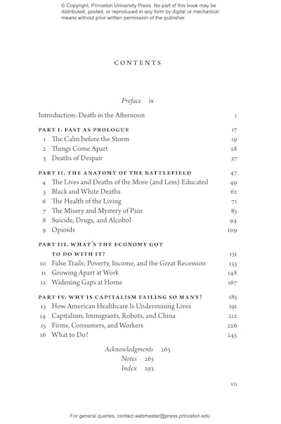 Deaths of Despair and the Future of Capitalism | Princeton University Press