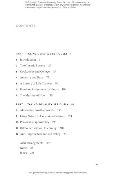 The Genetic Lottery | Princeton University Press