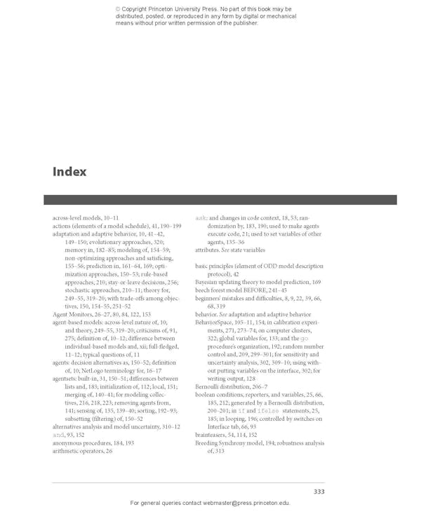 Agent-Based and Individual-Based Modeling | Princeton University Press