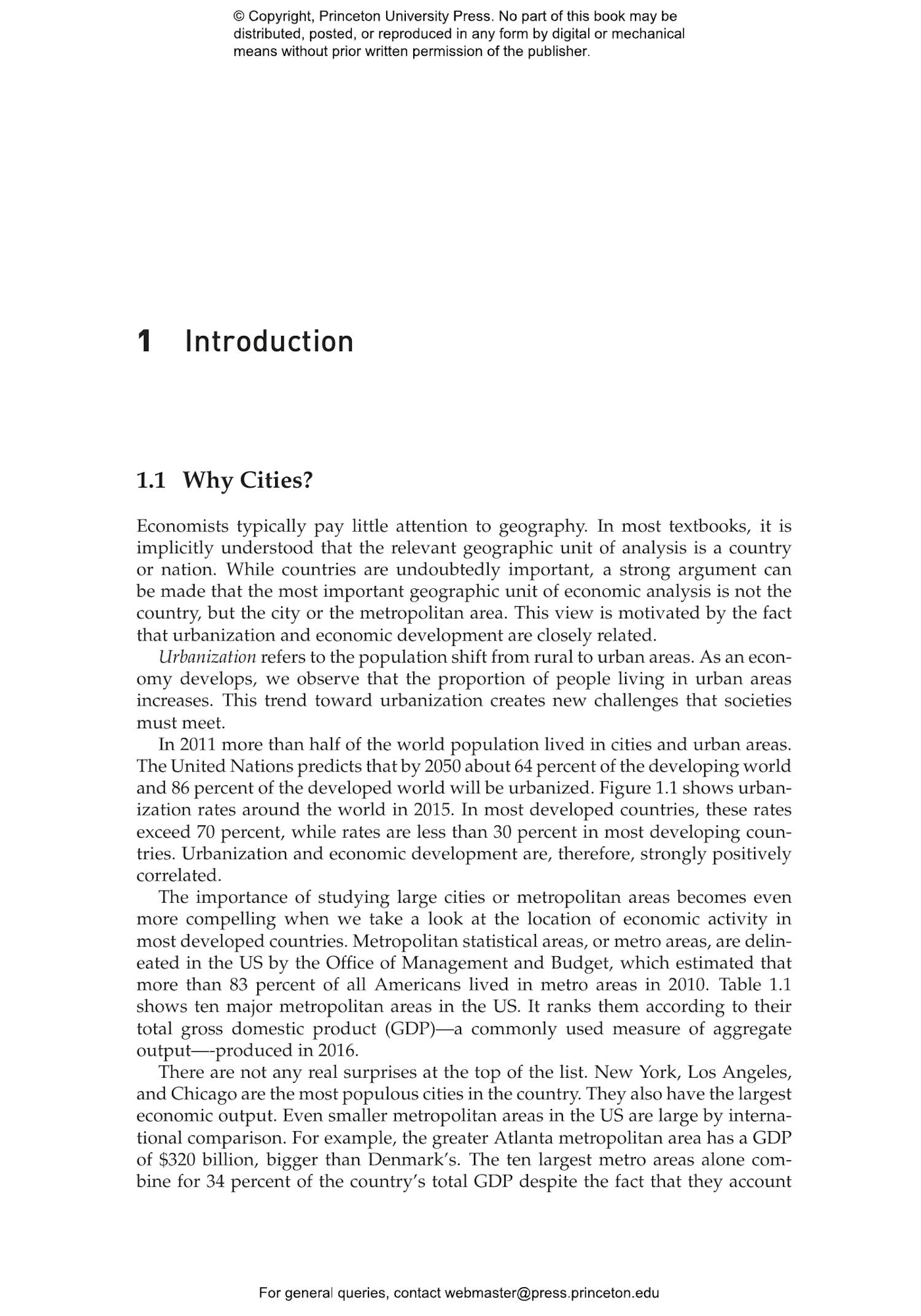 Urban Economics and Fiscal Policy | Princeton University Press