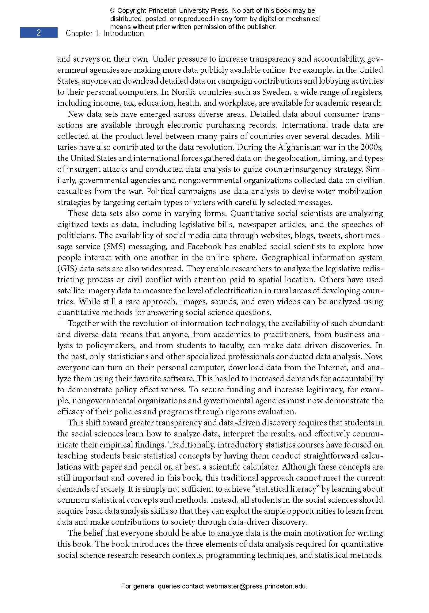 Quantitative Social Science Princeton University Press