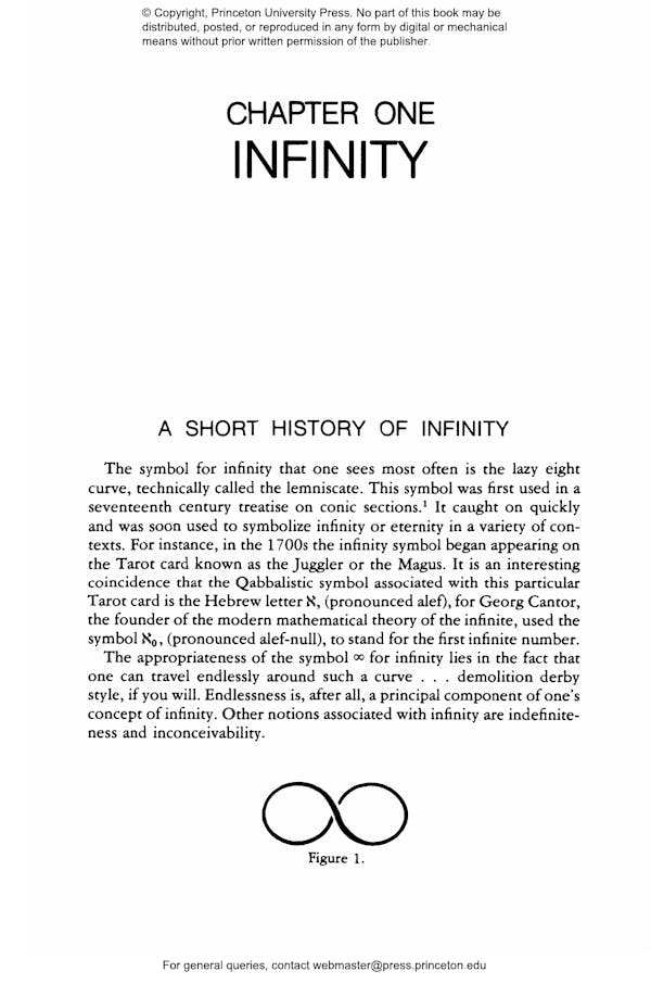 Infinity and the Mind | Princeton University Press